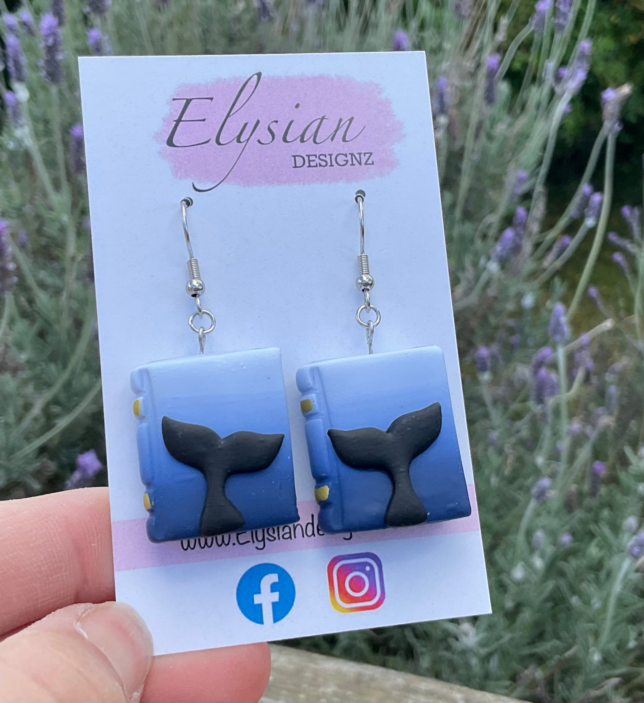 Ocean’s Tale Earrings – Polymer Clay Earrings NZ – Elysiandesignz