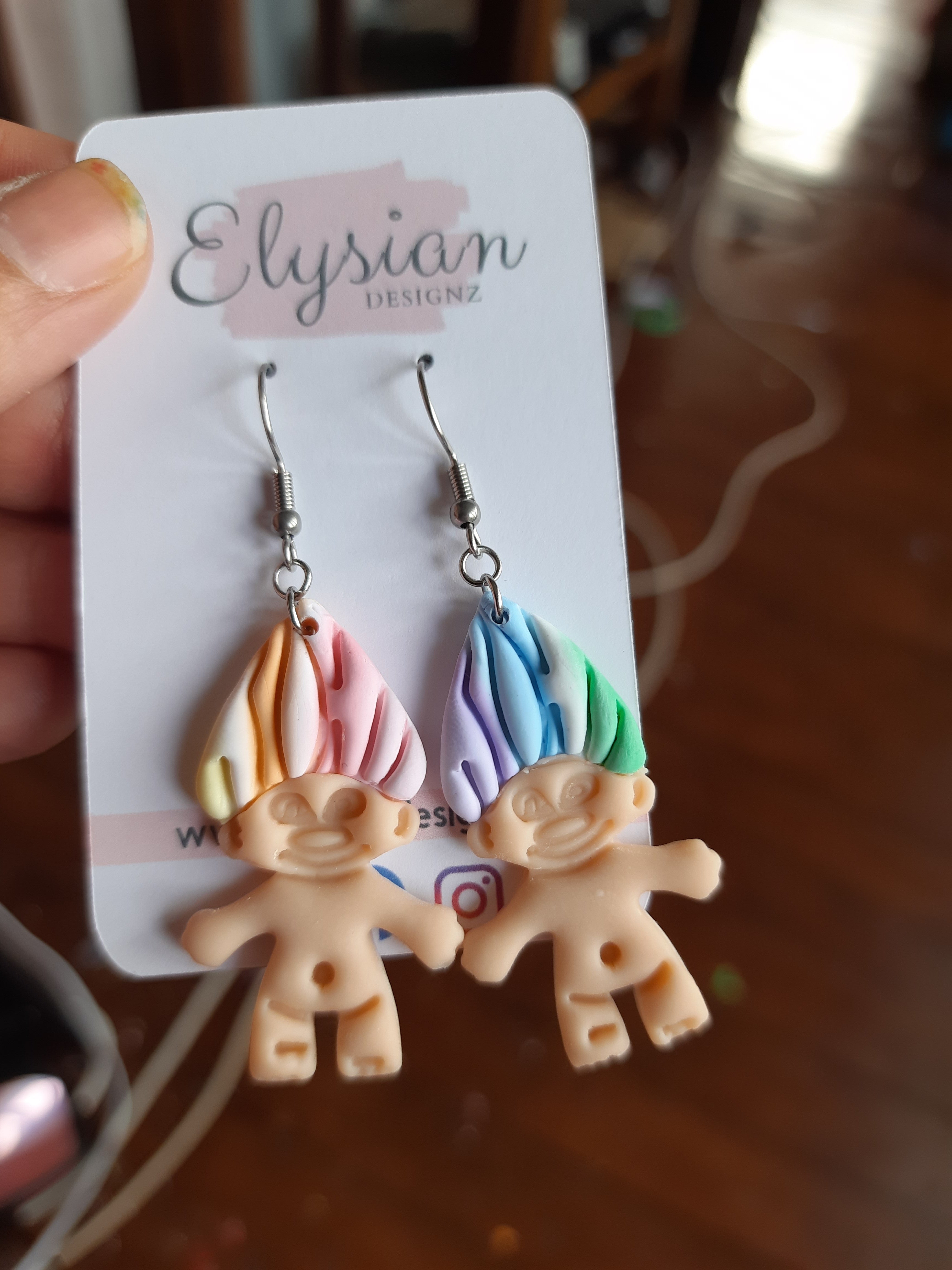 Troll Danglies – Elysiandesignz