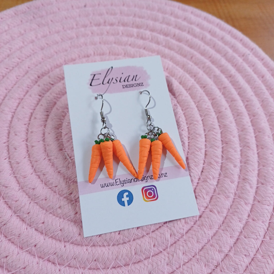 Carrot Danglies – Elysiandesignz